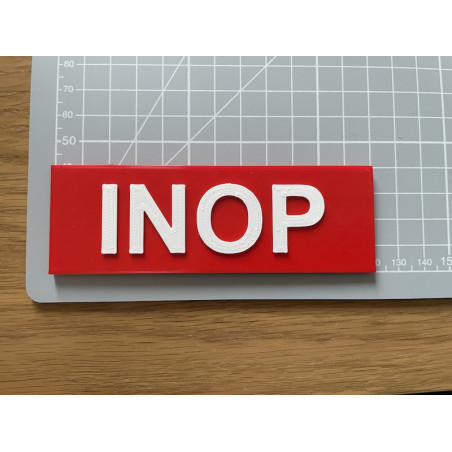 Magnet "INOP" rouge