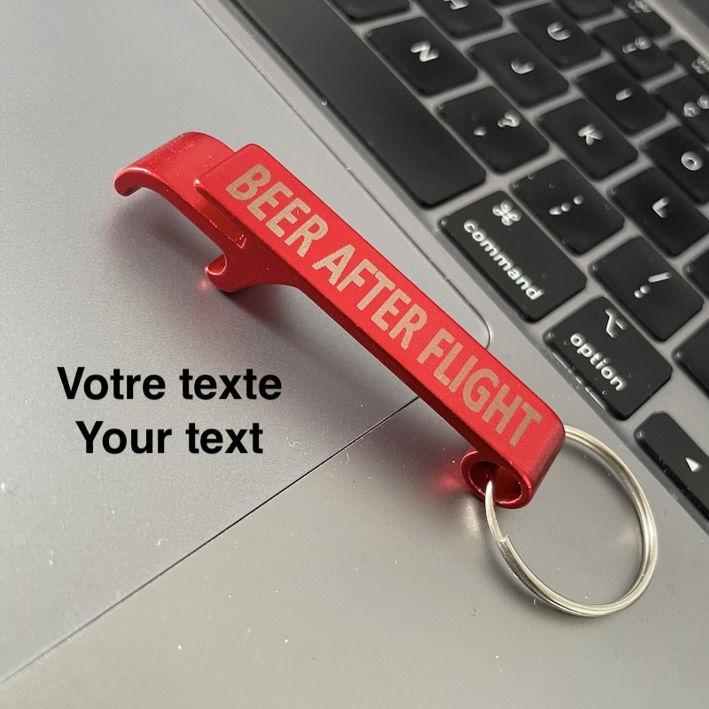 Décapsuleur personnalisé (bleu)